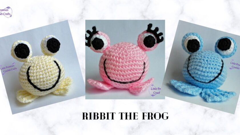 Ribbit The Frog - Free Pattern - Little Promises Crochet Crafts